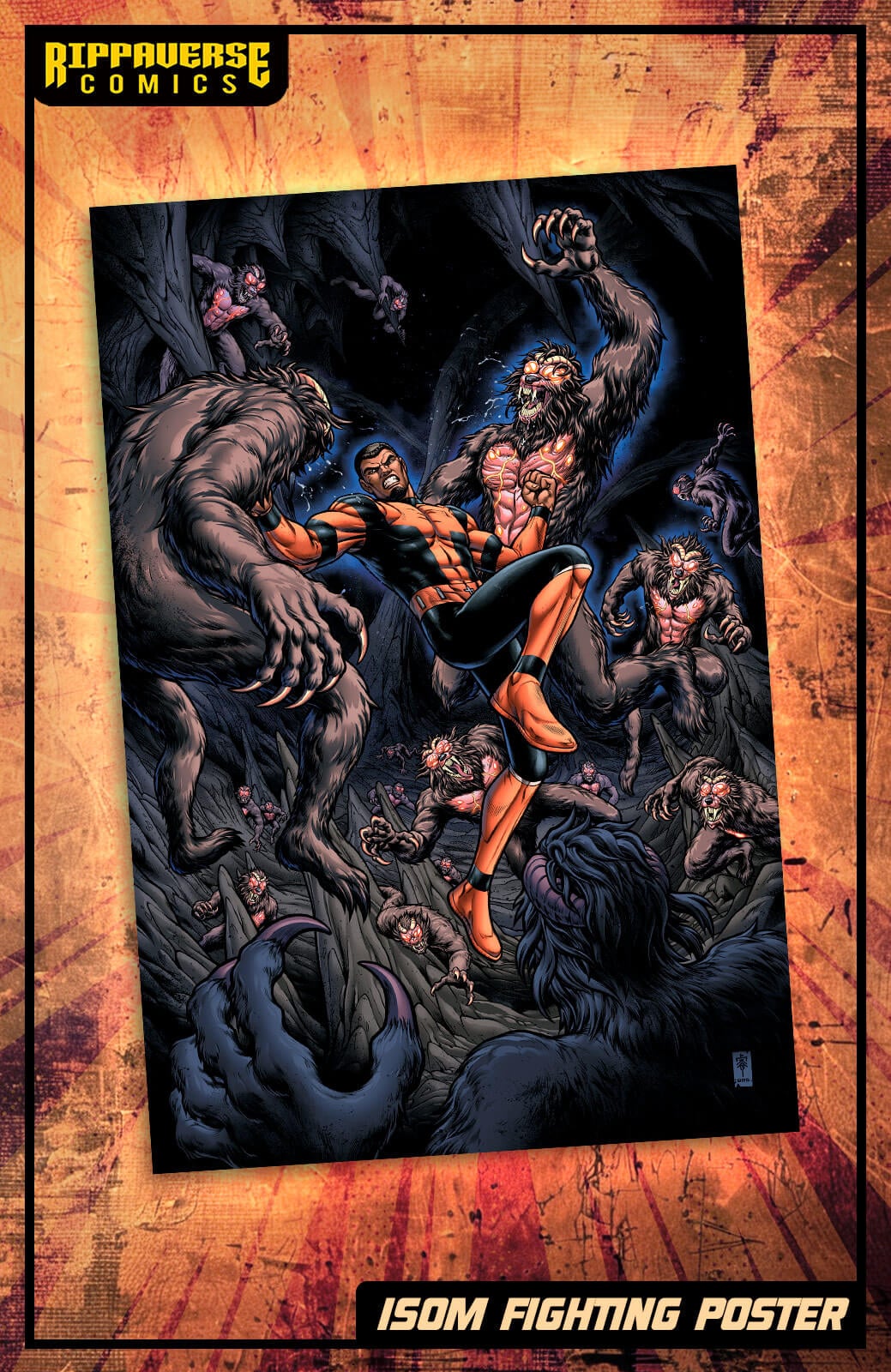 ISOM Fighting Poster | Rippaverse®