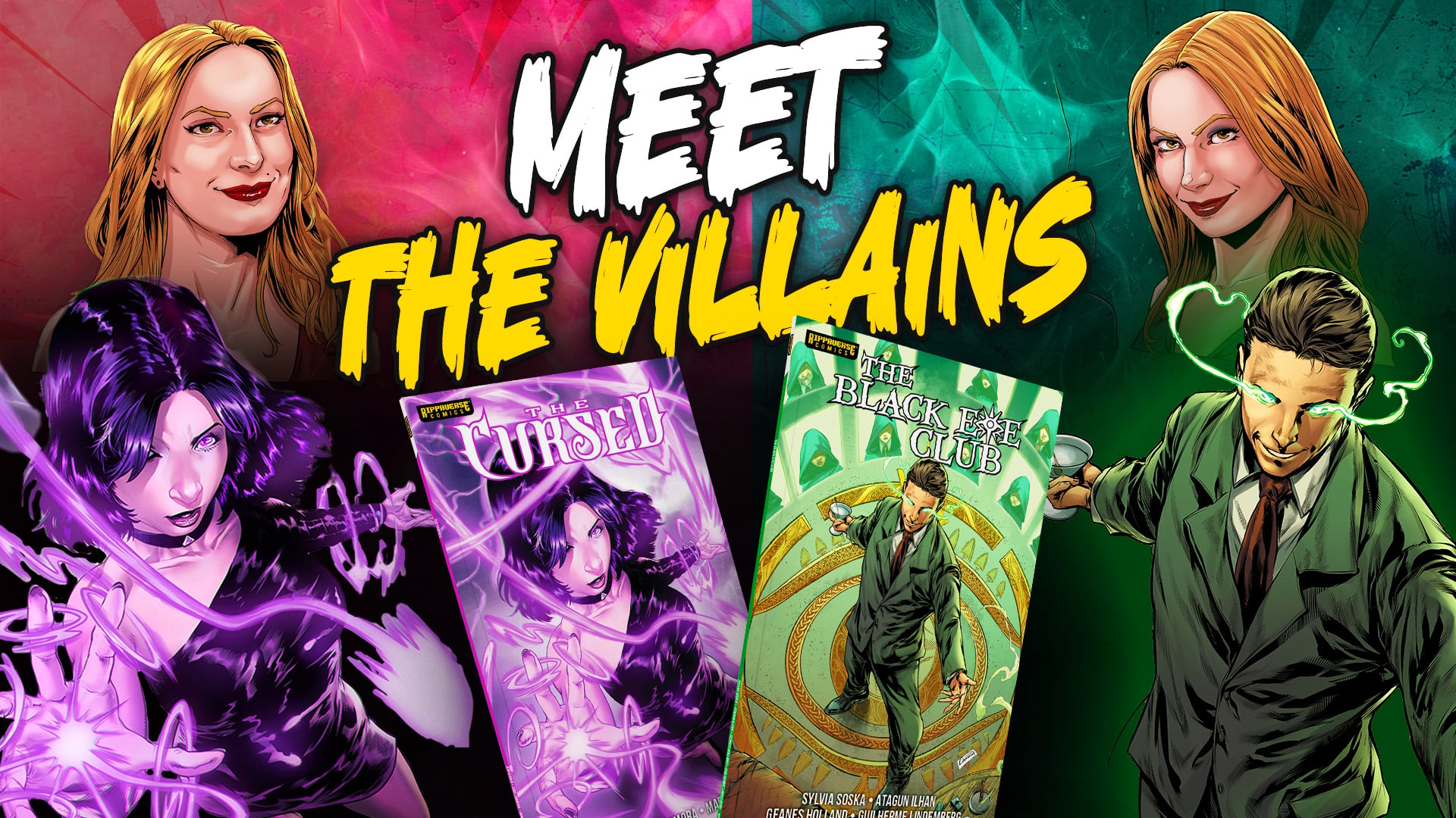 Michael And Lilian Rippaverse Villain Books Are Here
